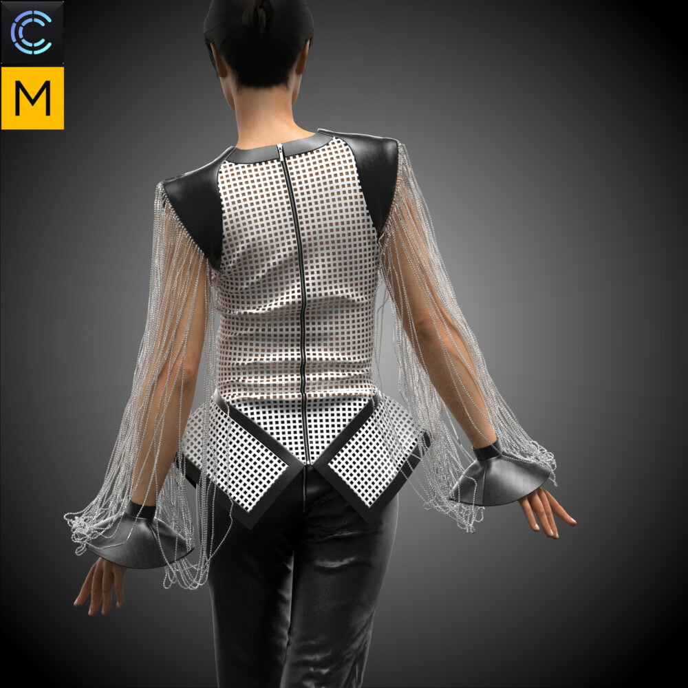 3D Printed Outfit Concept – Binary Fashion